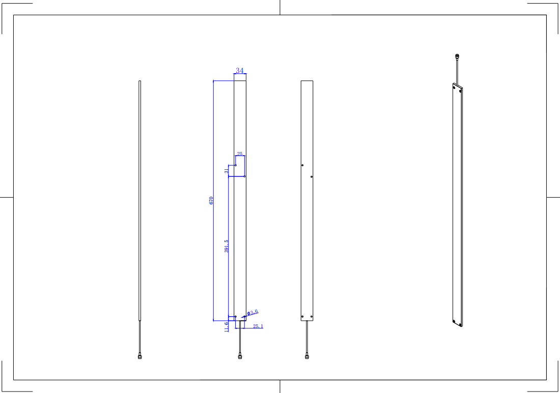 Ultra-Slim RFID Antenna for Sleek Installations