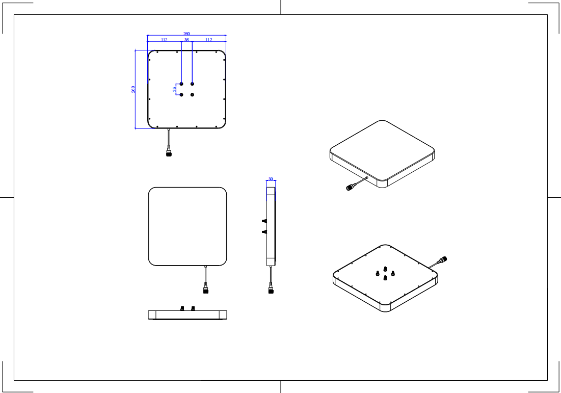 Industrial Collision Avoidance Antenna for RFID Safety Systems